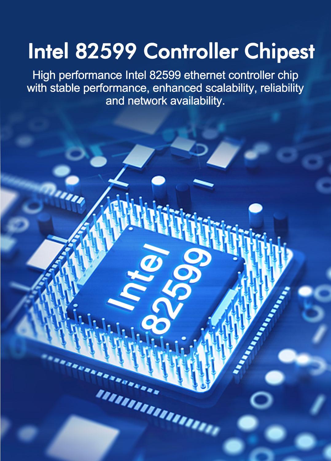 10Gb Dual LAN SFP PCI-e Network Card, Intel 82599(X520-DA2) Controller ...