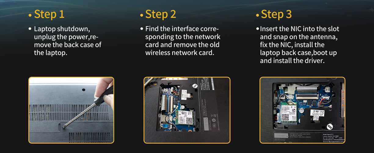 NICGIGA WiFi 7 Wireless Card Intel BE200 NGW, Bluetooth 5.4, 5800Mbps
