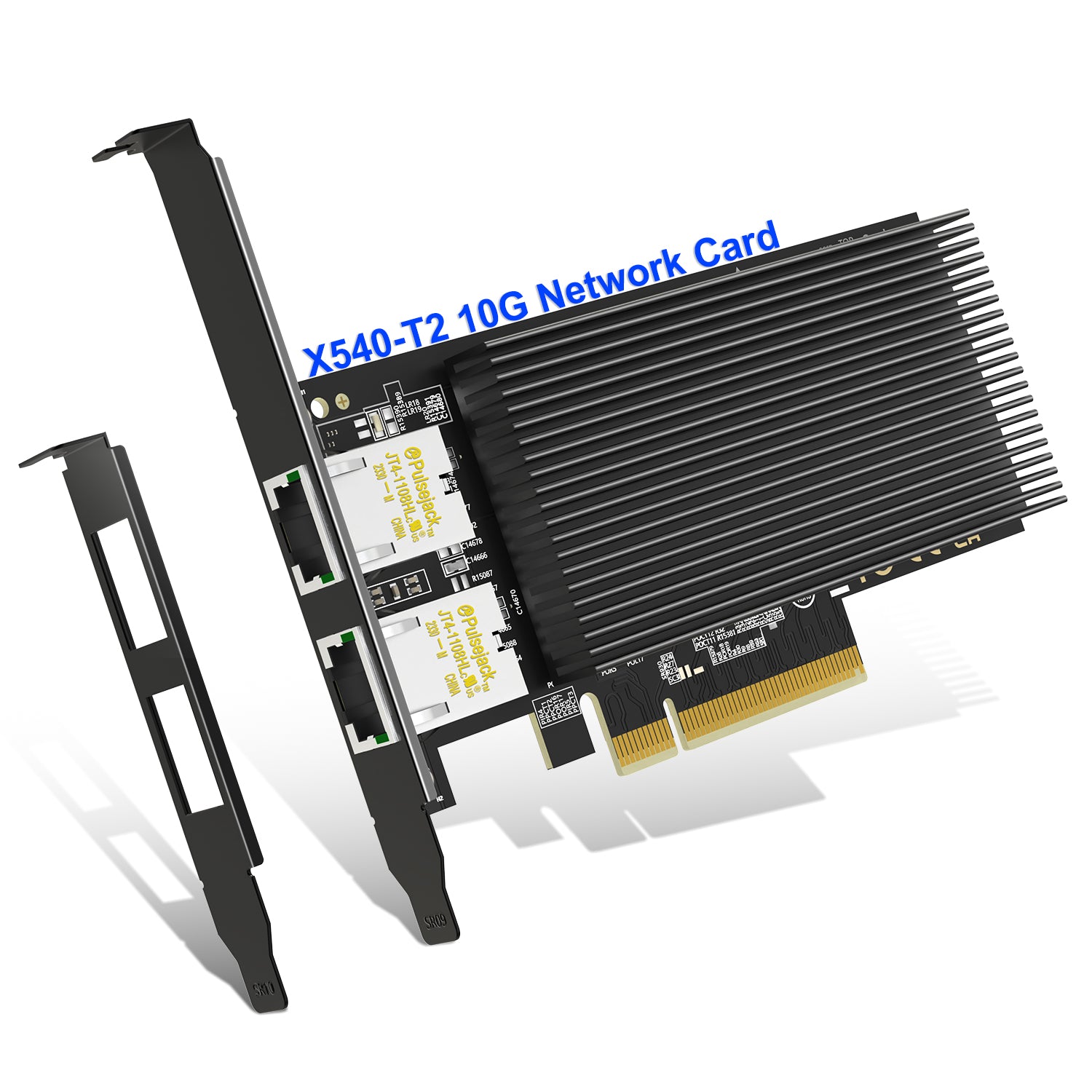 10Gb Dual LAN Base-T PCI-e Network Card, Intel X540 Controller, NICGIG ...